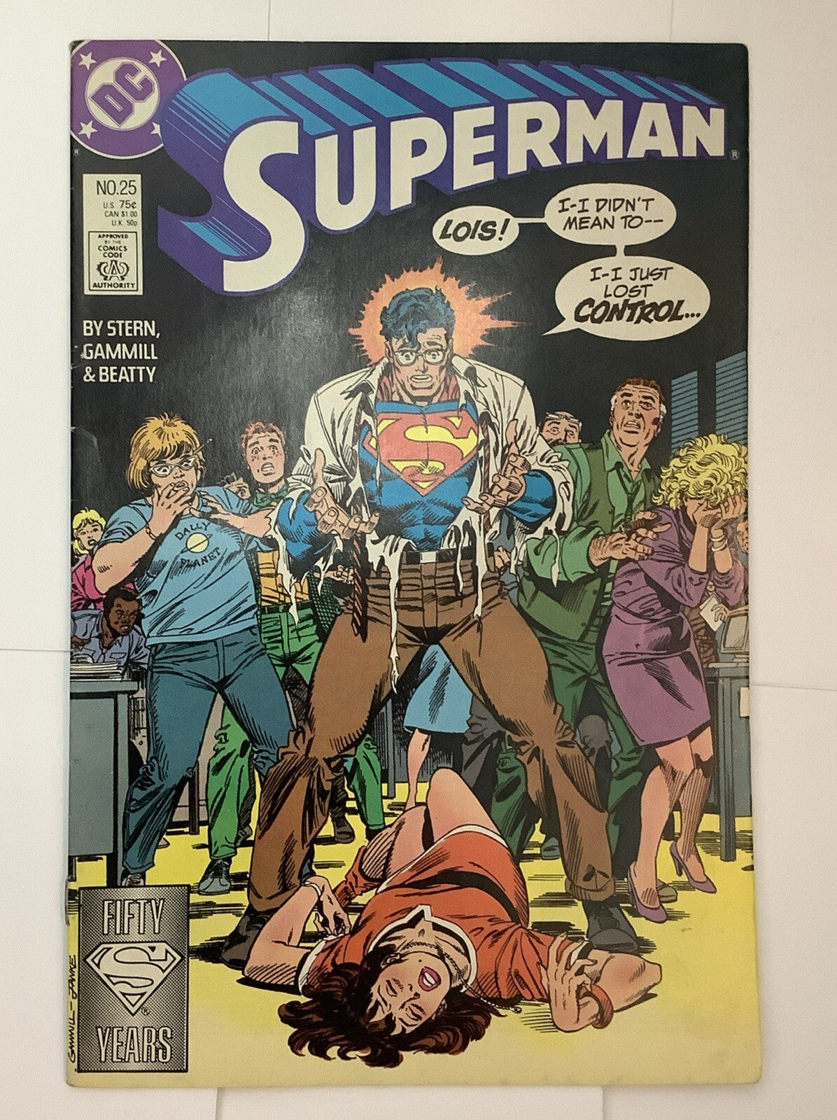 Superman #25 (1989) — Lois in Danger | DC Comics | DM Vault Co. – D M ...